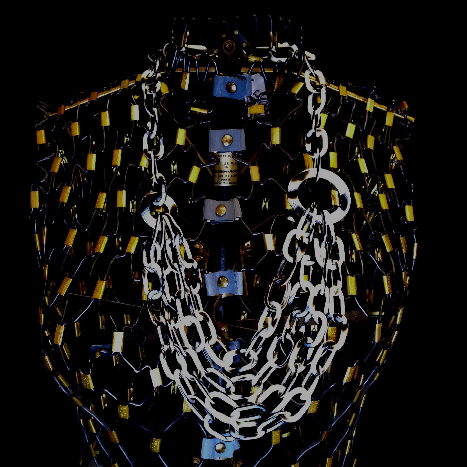 Lesbonnes. Necklace Chain 4 Rows