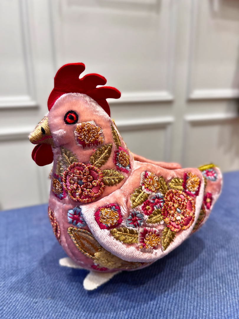Lesbonnes. FLEUR: Old Rose Chicken (Small) (SOLD)